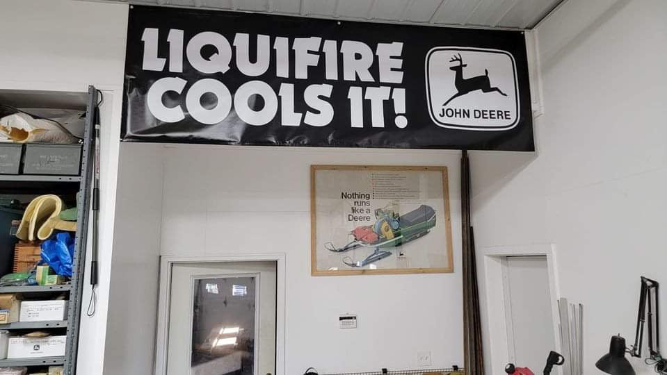 John Deere Snowmobile Banner 3'x10' – New Breed Snowmobile Parts